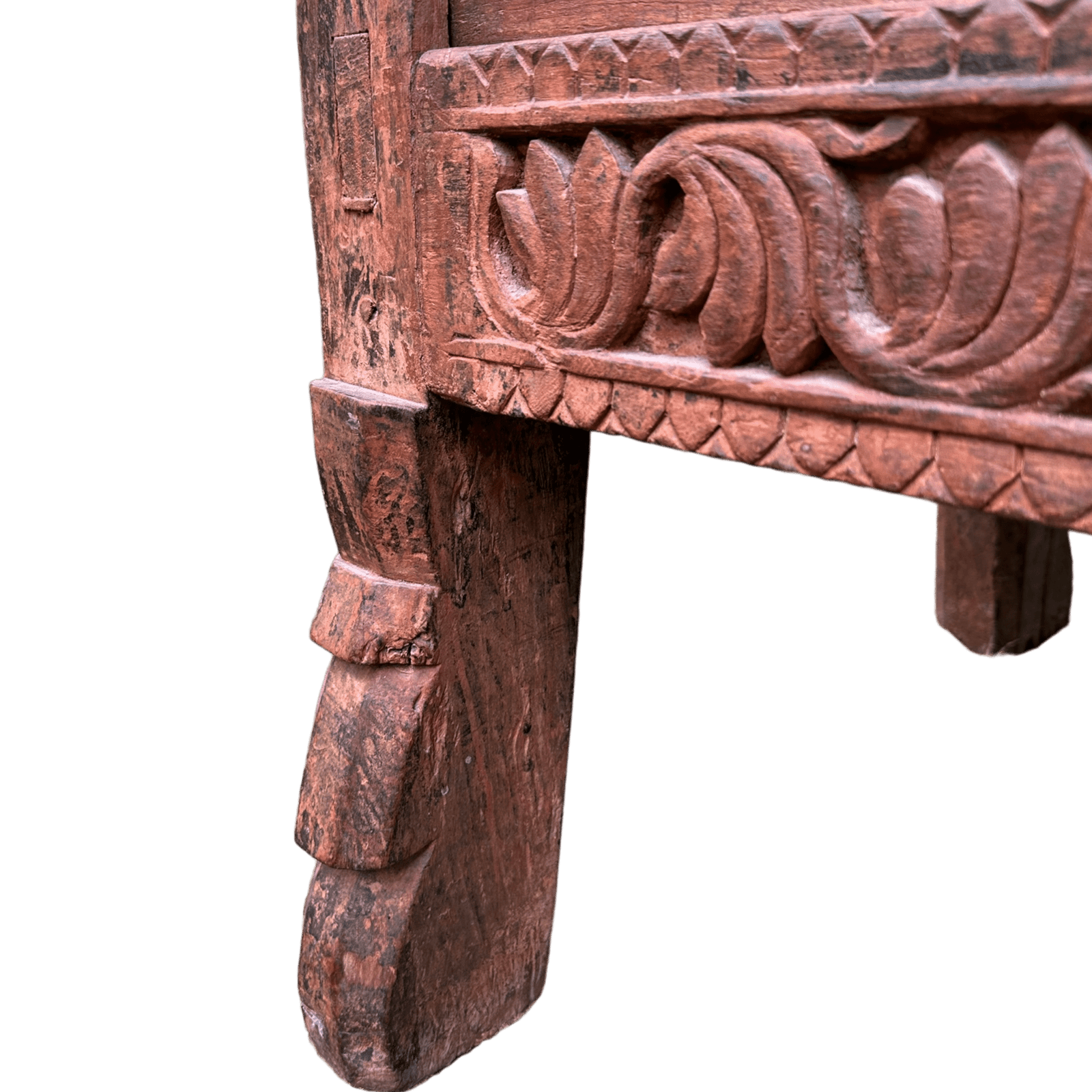 Antique Indian Damchiya Dowry Chest Hand Carved Hardwood Sideboard ...